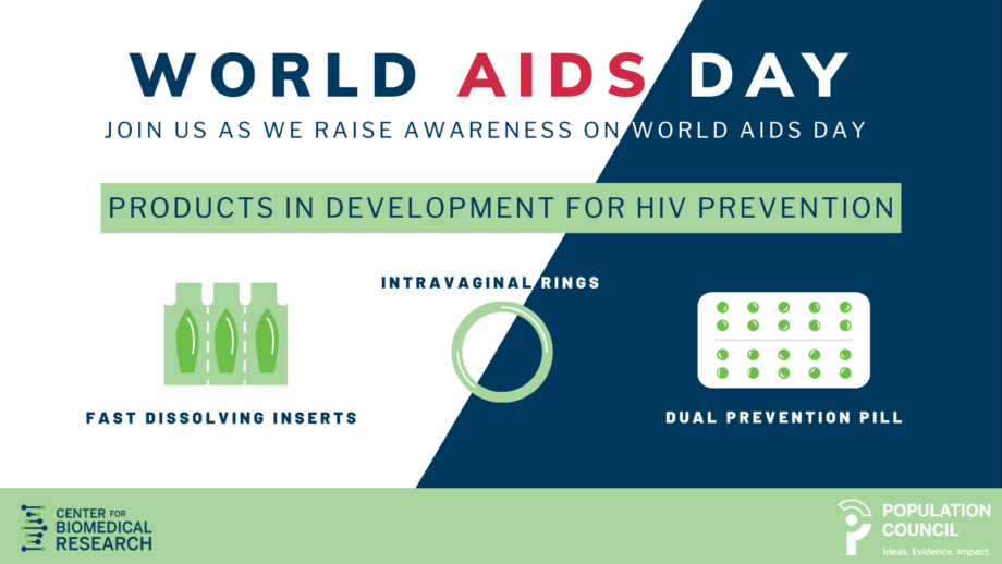 World AIDS Day at our Center for Biomedical Research – Population Council