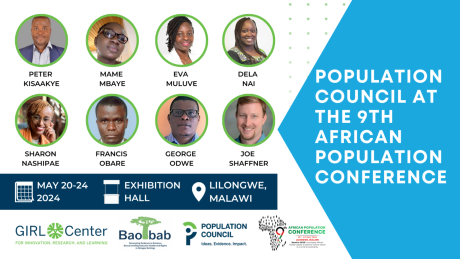 9th African Population Conference (9th APC) – Population Council